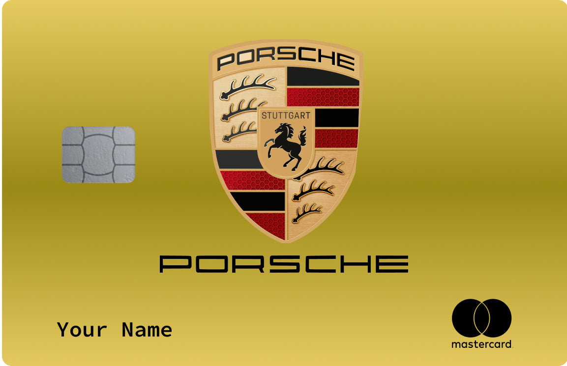 Porsche card (coloured) – Alloy Cards